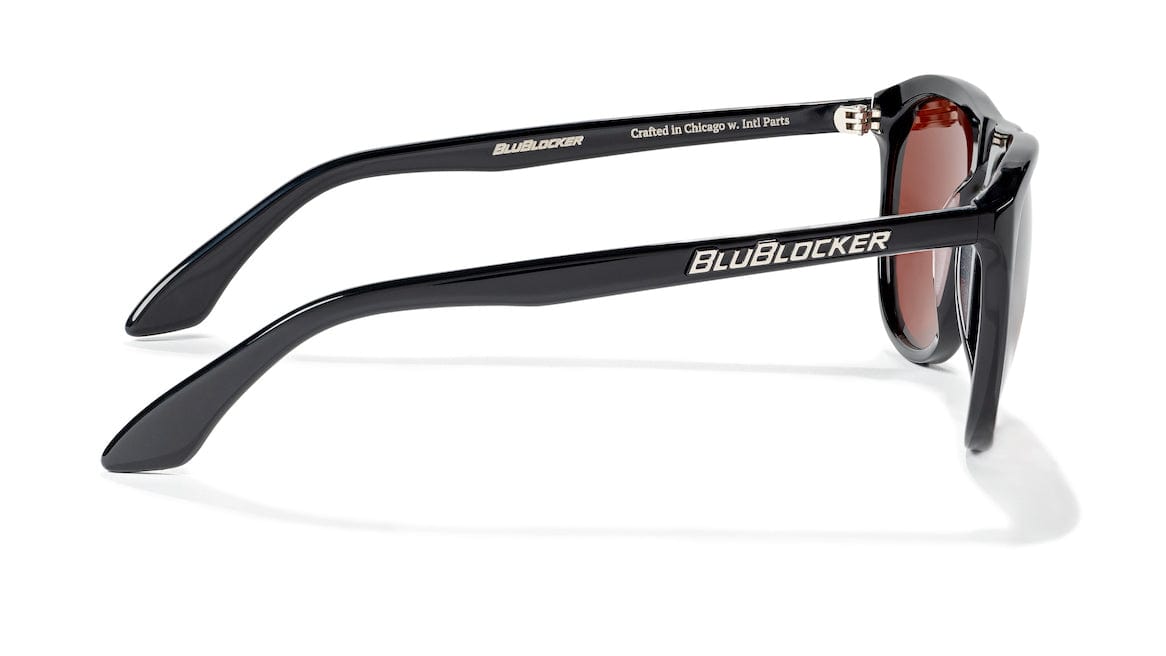 Sugerman Piano Black with Silver – BluBlocker