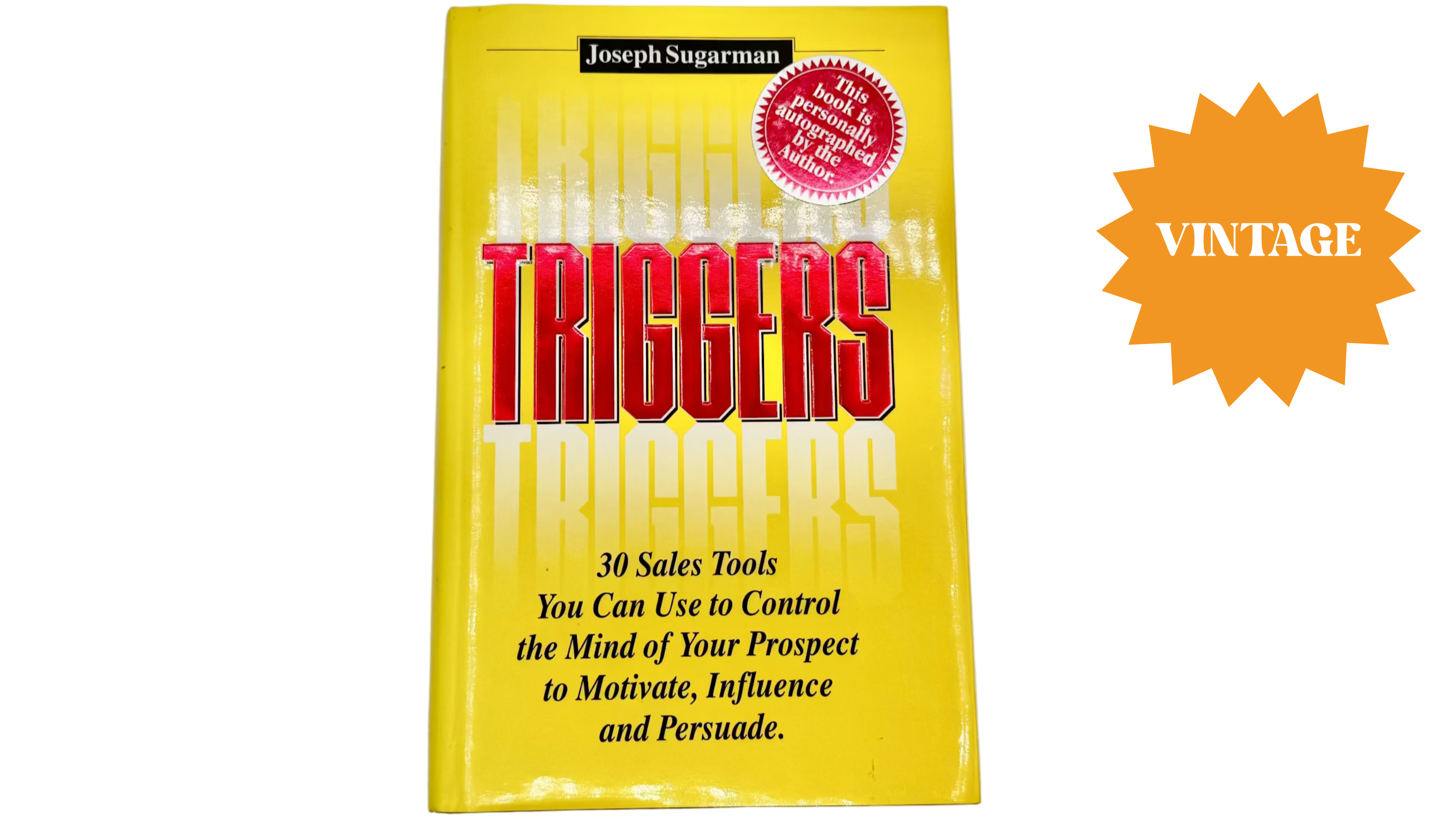 Joe Sugarman Signed Triggers Book (Vintage) – BluBlocker