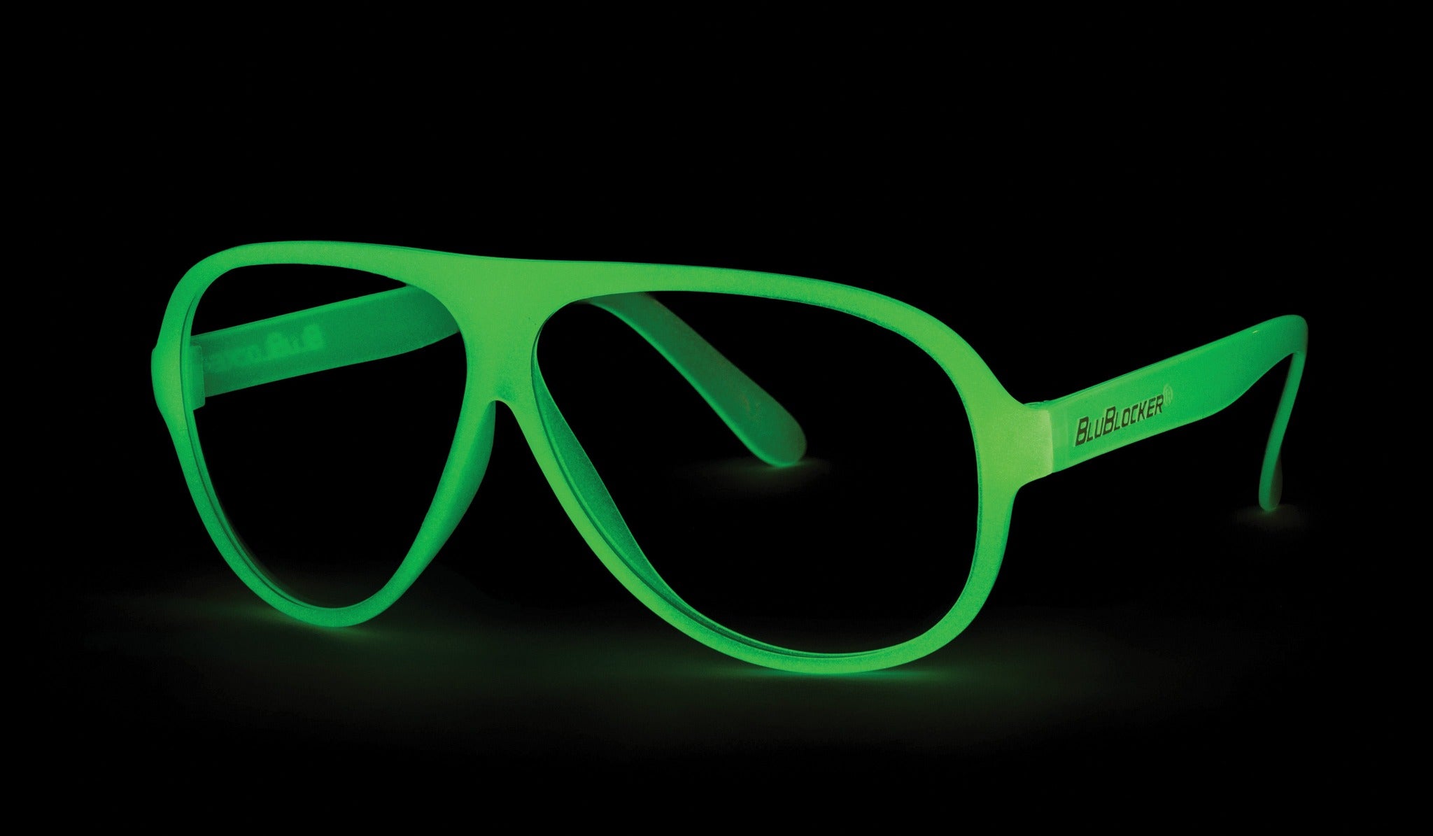 Original Aviator Tech Glasses in Glow in the Dark – BluBlocker